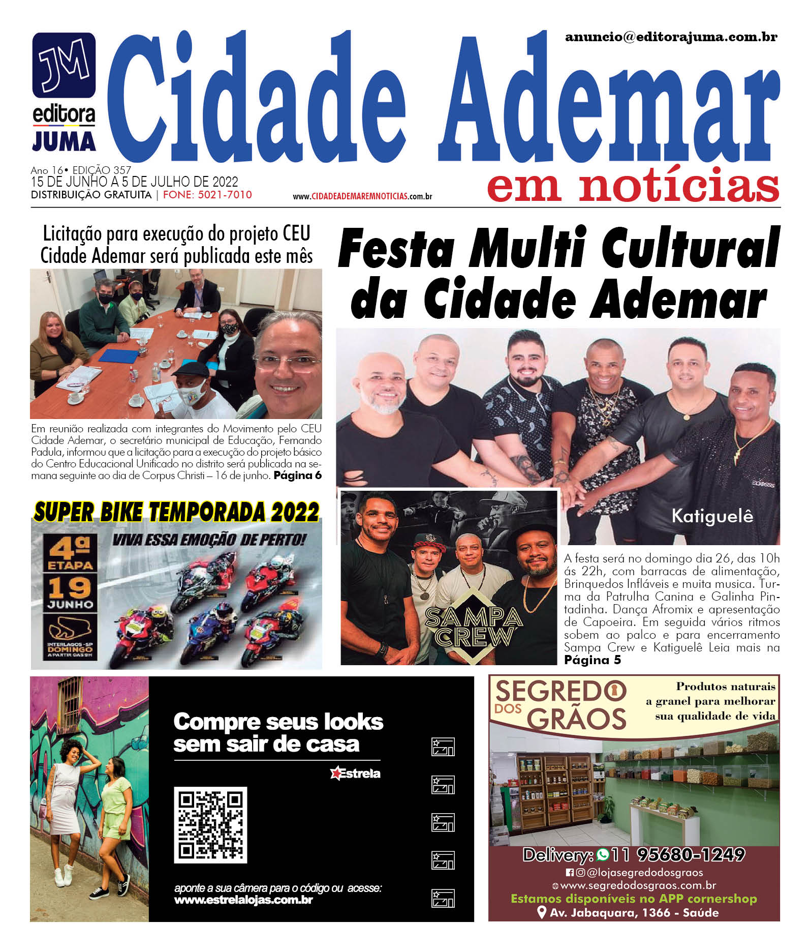 Cidade Ademar – Ed. 357 | Editora Juma